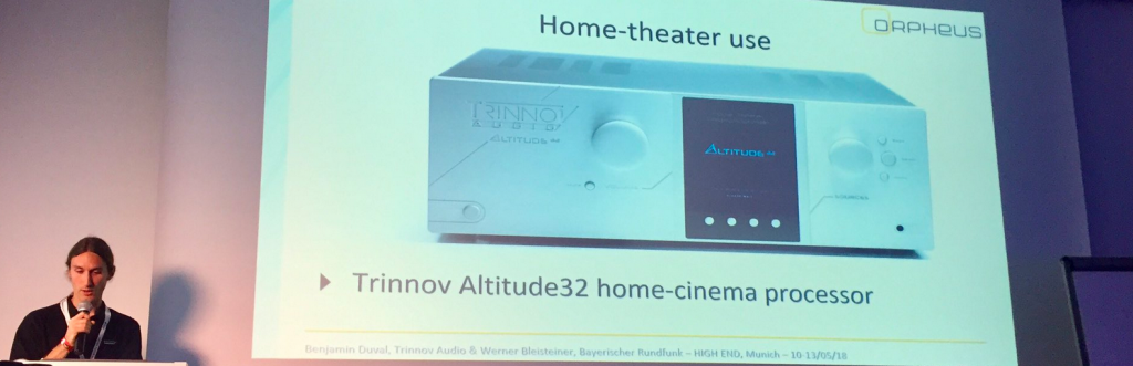 Trinnov AV Processor with MPEG-H Support – Fraunhofer Audio Blog