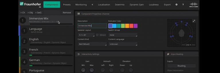 Fraunhofer Iis Introduces Updated Version 3 7 Of Mpeg H Authoring Suite Fraunhofer Audio Blog