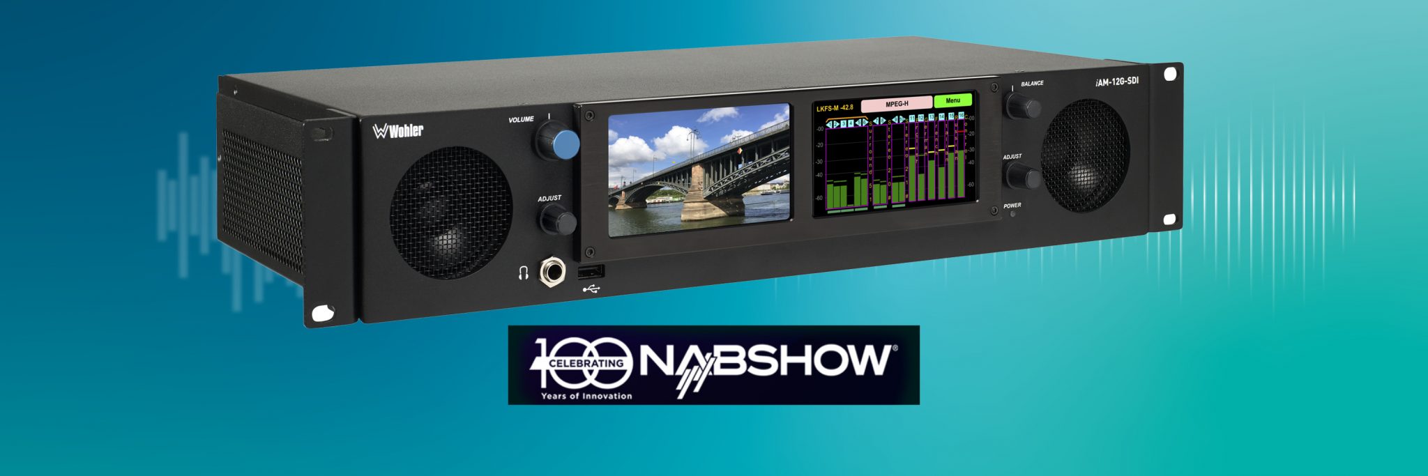 Wohler iAM-12G-SDI 4K监听器支持MPEG-H音频 – Fraunhofer Audio Blog